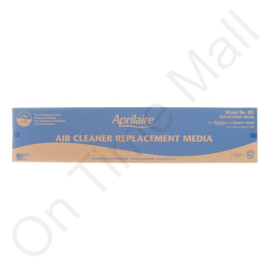 AprilAire 401 Pleated Filter Media Non-Upgraded Units MERV 10